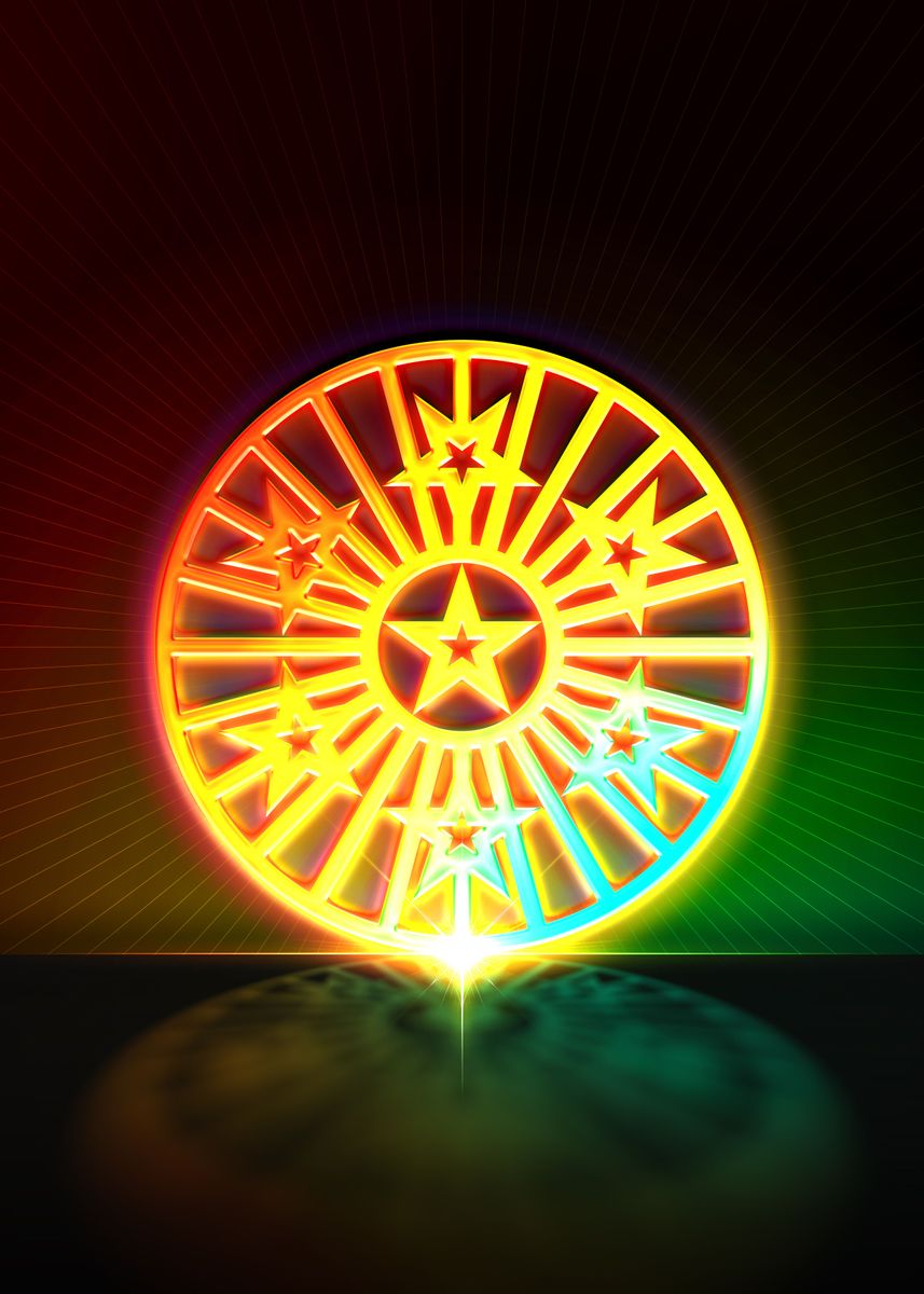 'Magic Glyph Circle Rune' Poster by Holy Rock Design | Displate