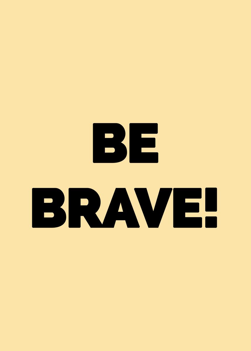 'Simple Quote' Poster, picture, metal print, paint by Faeyza Art | Displate