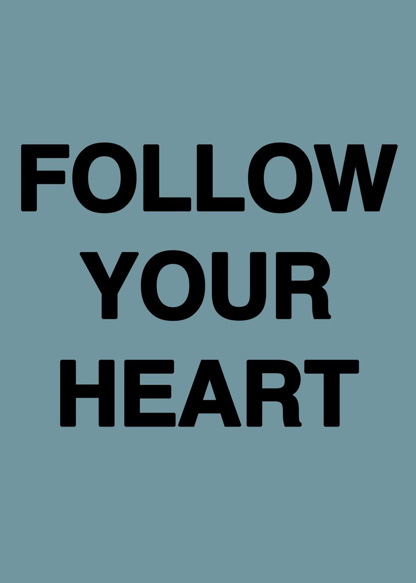 'Simple Quote' Poster, picture, metal print, paint by Faeyza Art | Displate