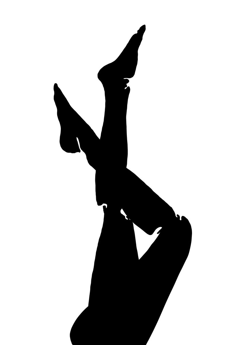 'Abstract Legs Body' Poster by Sophie | Displate