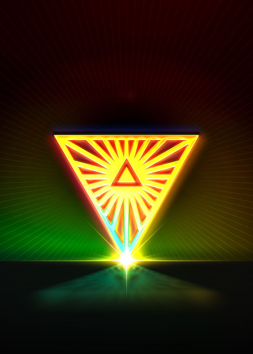 'Magic Glyph Circle Rune' Poster by Holy Rock Design | Displate