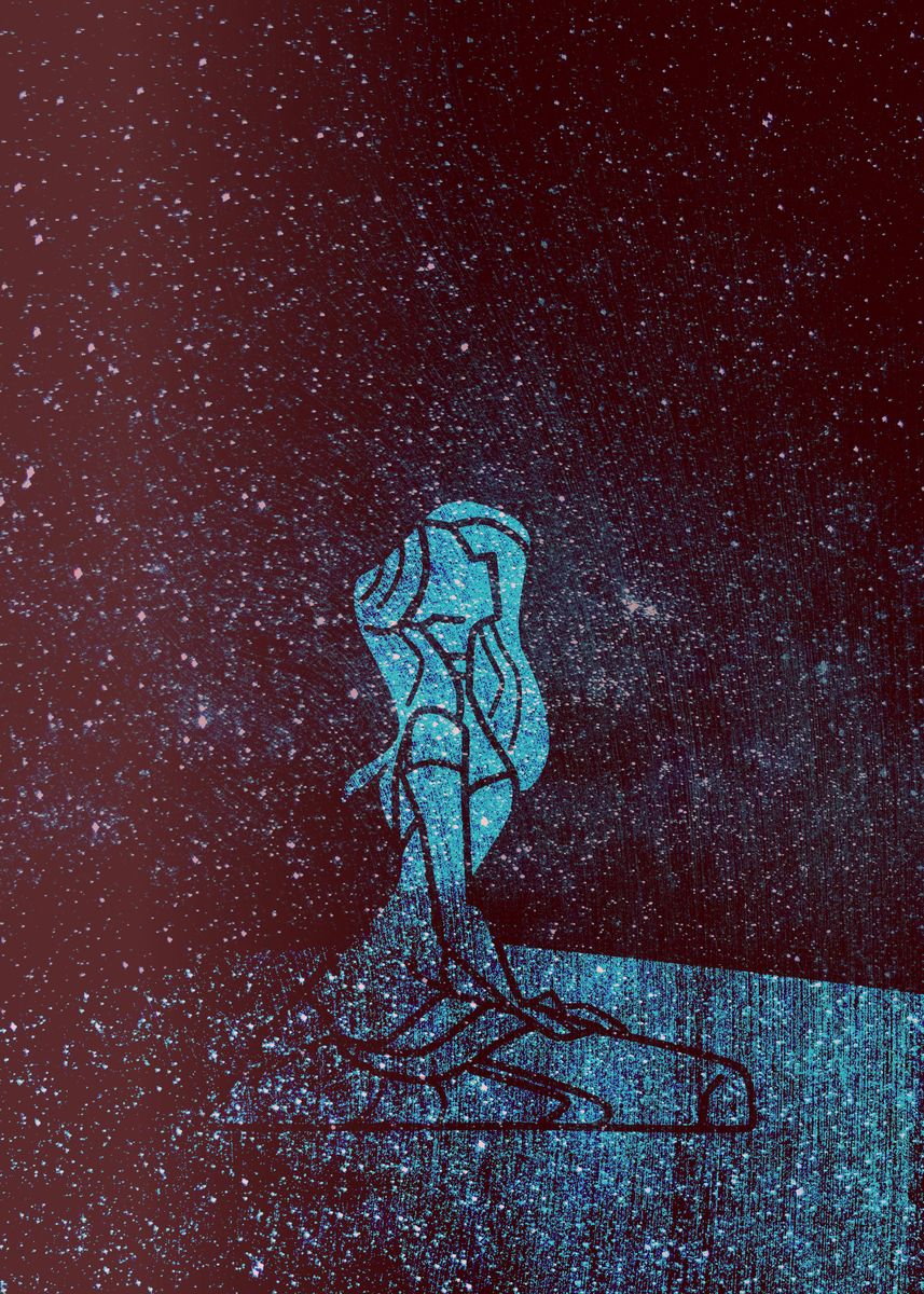 'space lady' Poster, picture, metal print, paint by Lindorf Temotio ...