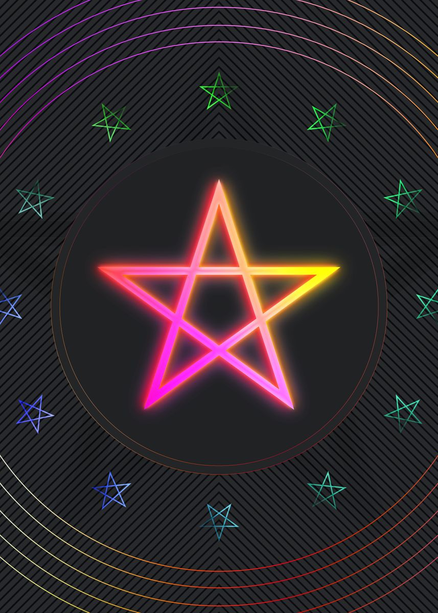 'Magic Glyph Circle Rune' Poster, picture, metal print, paint by Holy ...