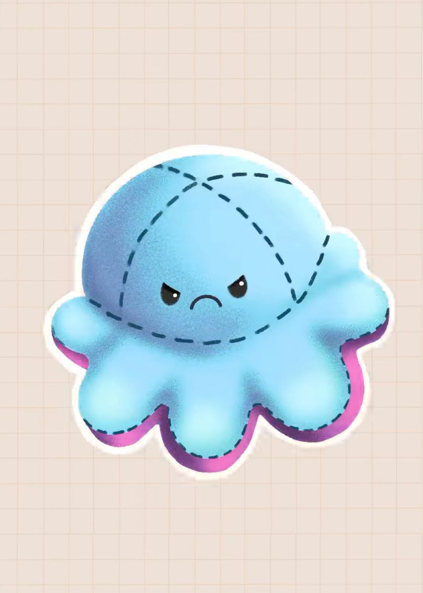 'Cute Octopus' Poster, picture, metal print, paint by My Hero Academia ...