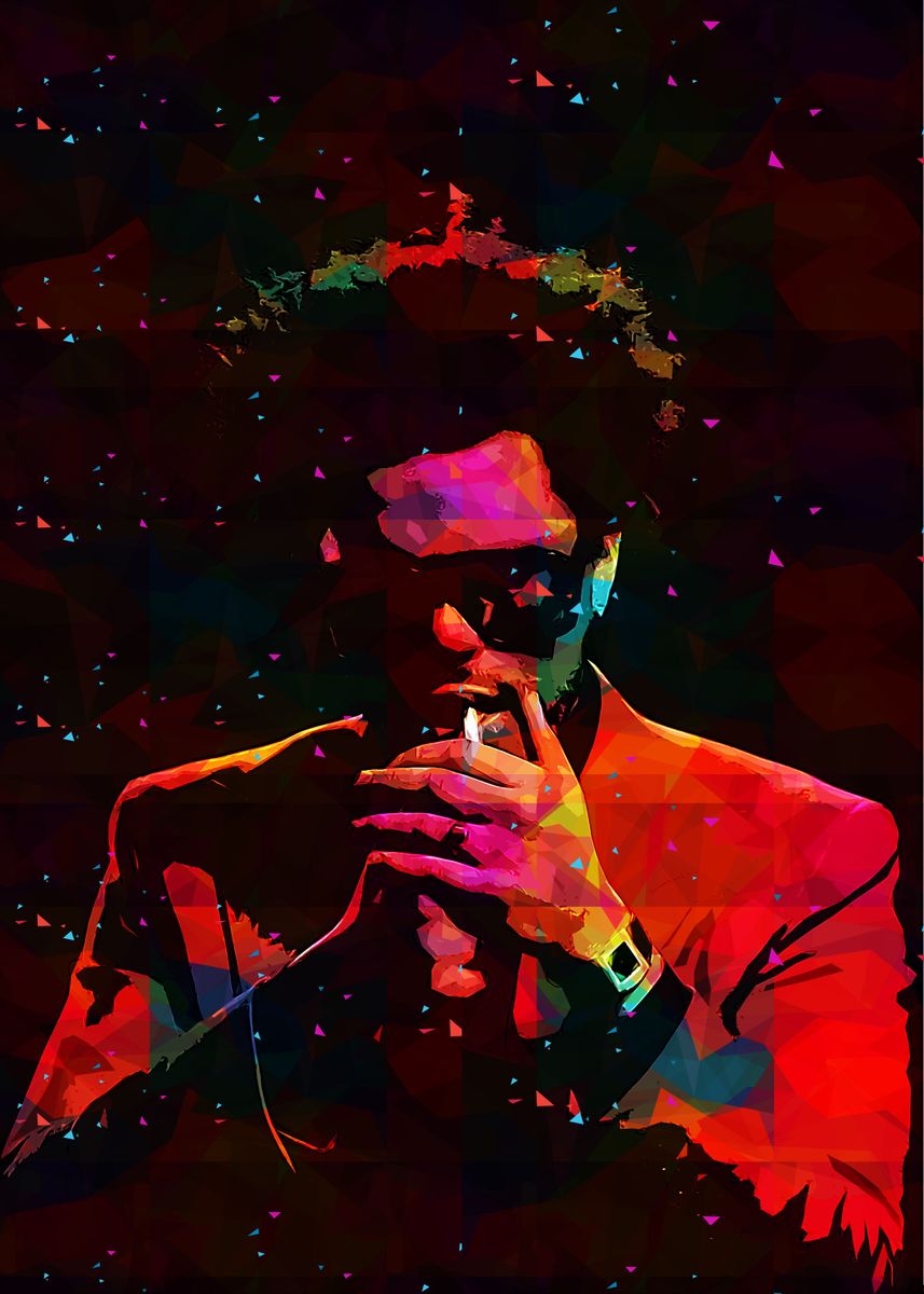 'The Weeknd poster' Poster, picture, metal print, paint by chynna getty ...