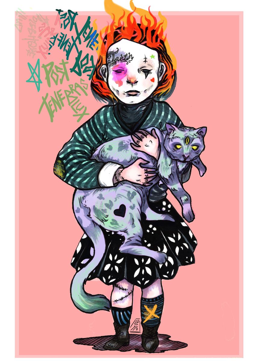 'The Fearless Child' Poster, picture, metal print, paint by A Thorn In ...