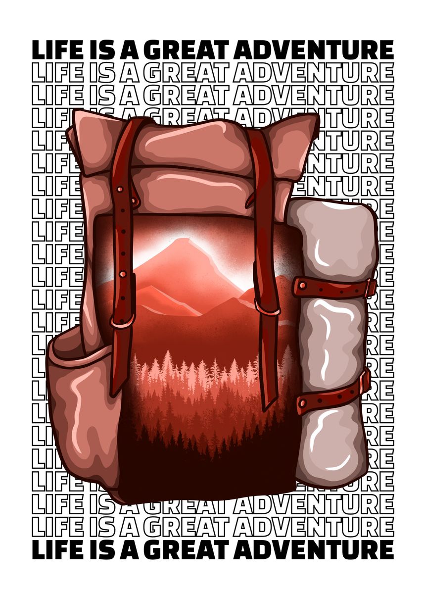 'The Adventure of Life' Poster, picture, metal print, paint by taofik ...