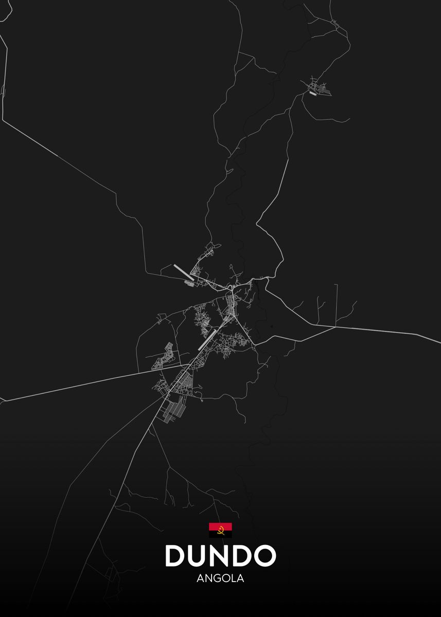 'Dundo AO' Poster, picture, metal print, paint by IMR Designs | Displate