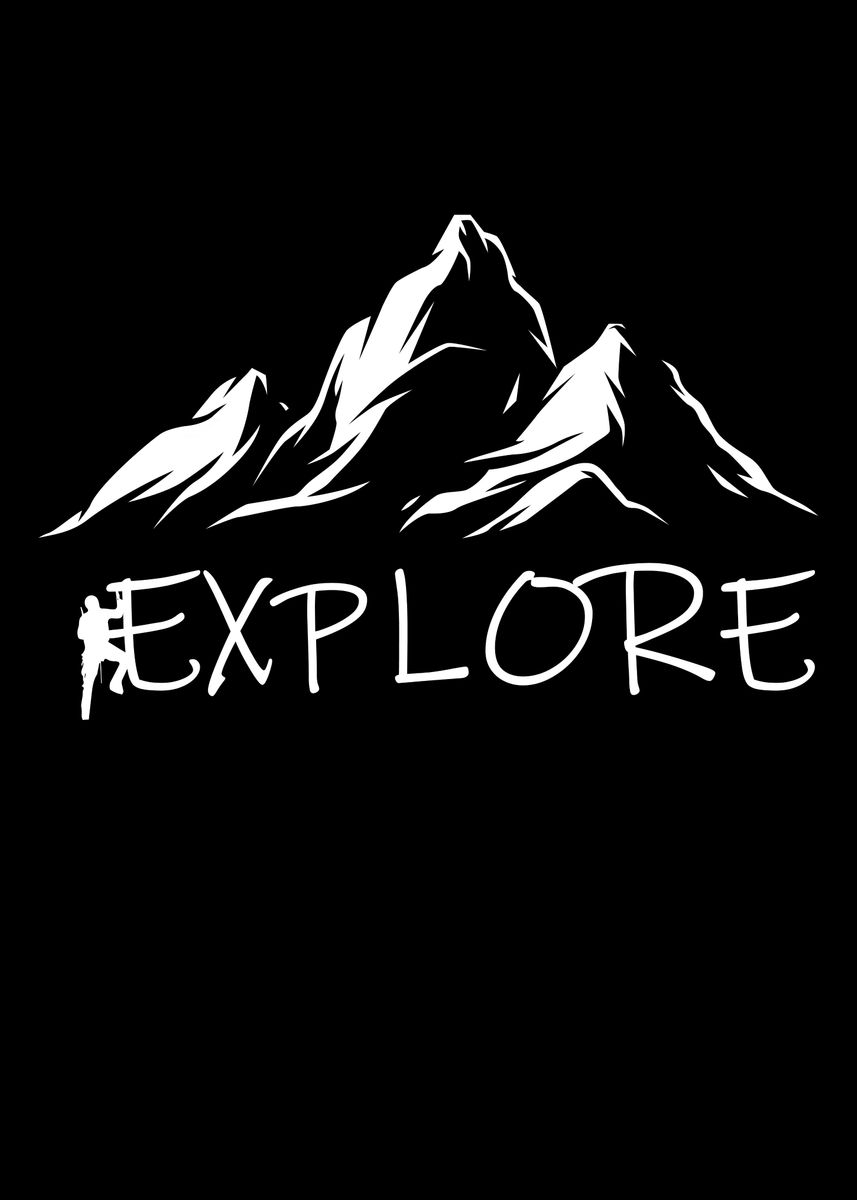 'Explore' Poster, picture, metal print, paint by bananadesign | Displate