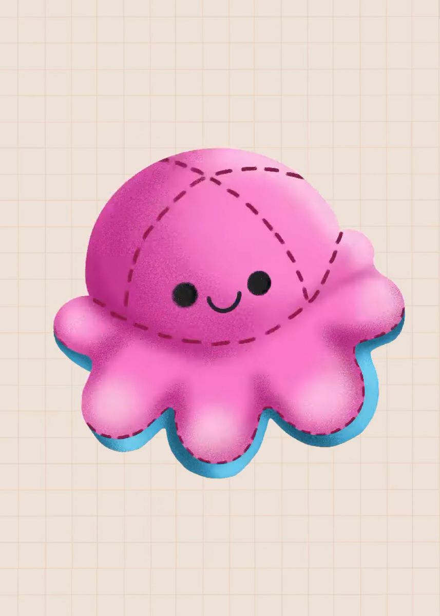 'Cute Octopus' Poster, picture, metal print, paint by My Hero Academia ...