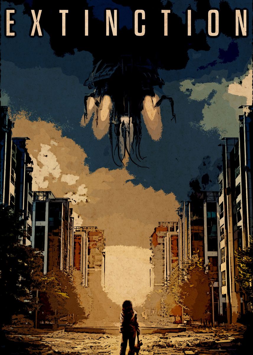 'extinction' Poster, picture, metal print, paint by Gondrong Ndeso ...