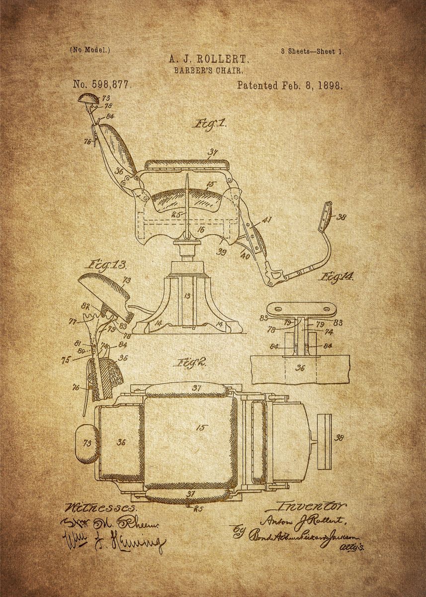 'Patent' Poster by BigBaby | Displate