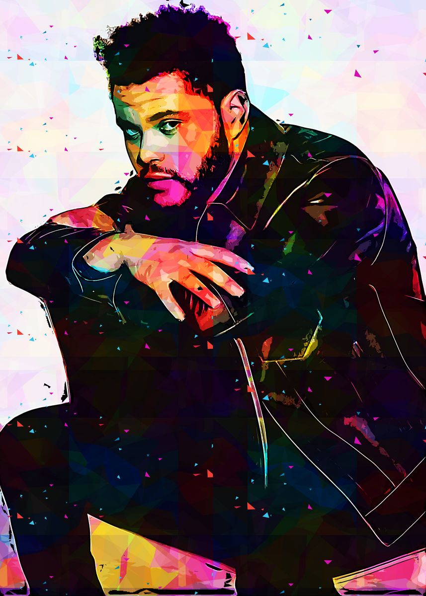 'The Weeknd poster' Poster by chynna getty | Displate