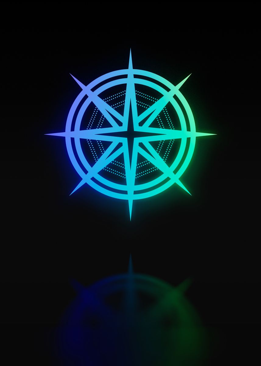 'Magic Glyph Circle Rune' Poster, picture, metal print, paint by Holy ...