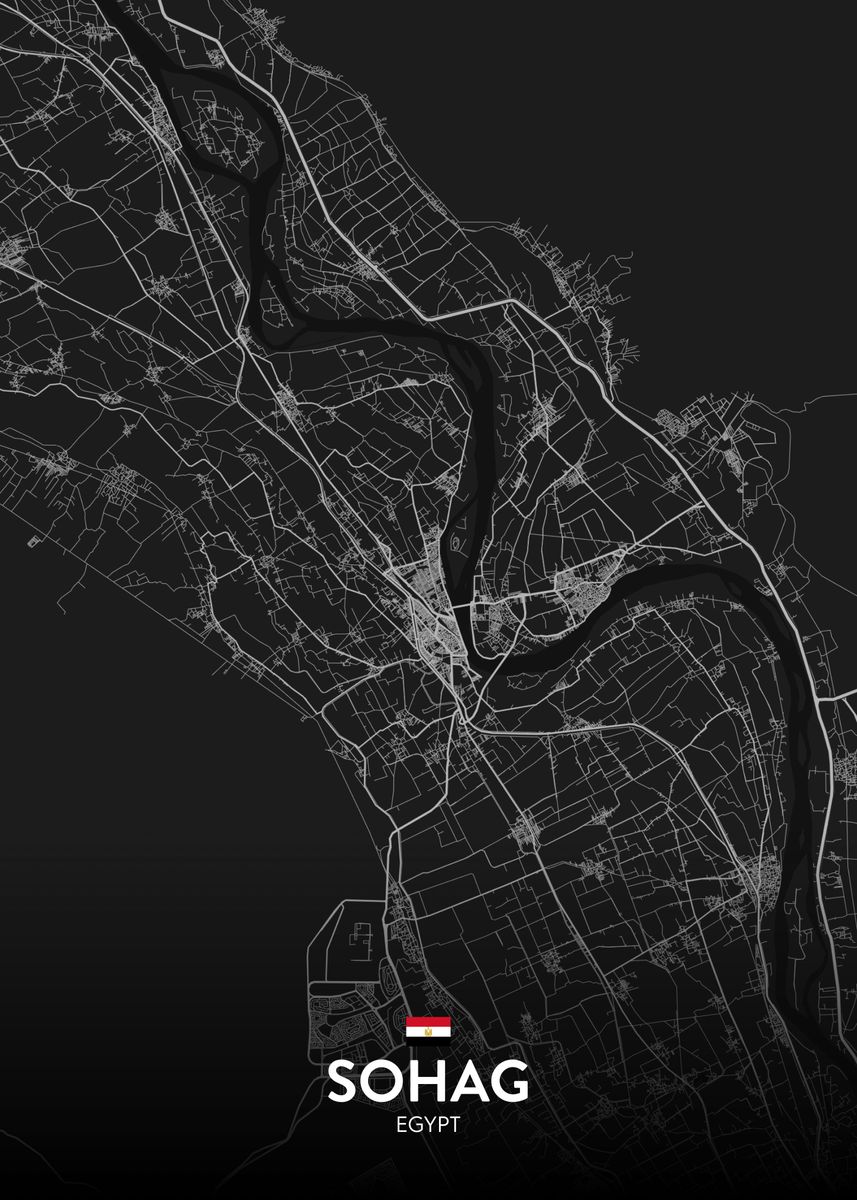 'Sohag EG' Poster, picture, metal print, paint by IMR Designs | Displate