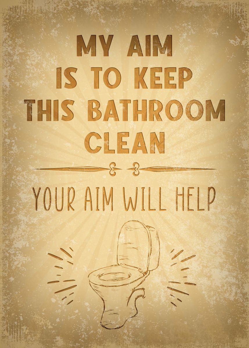 'Toilet' Poster by Kenny Studio | Displate