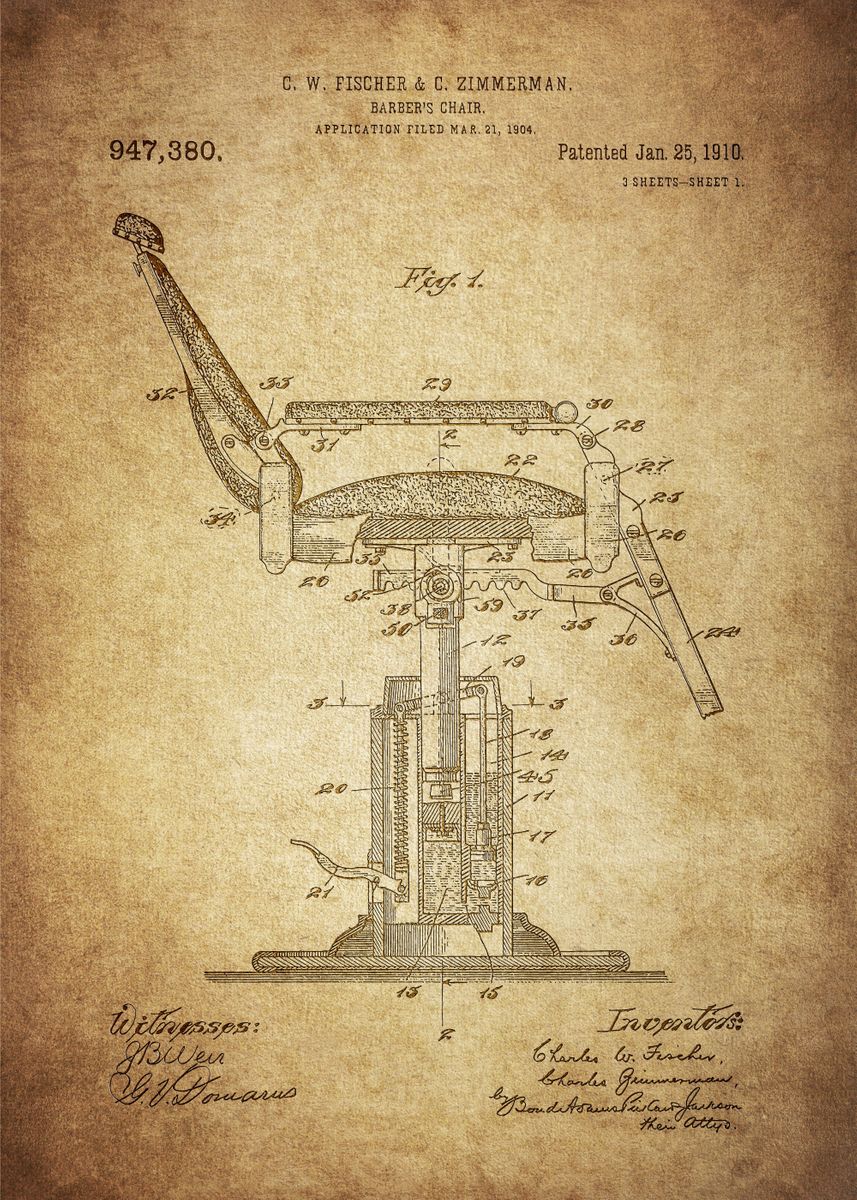 'Patent' Poster by BigBaby | Displate