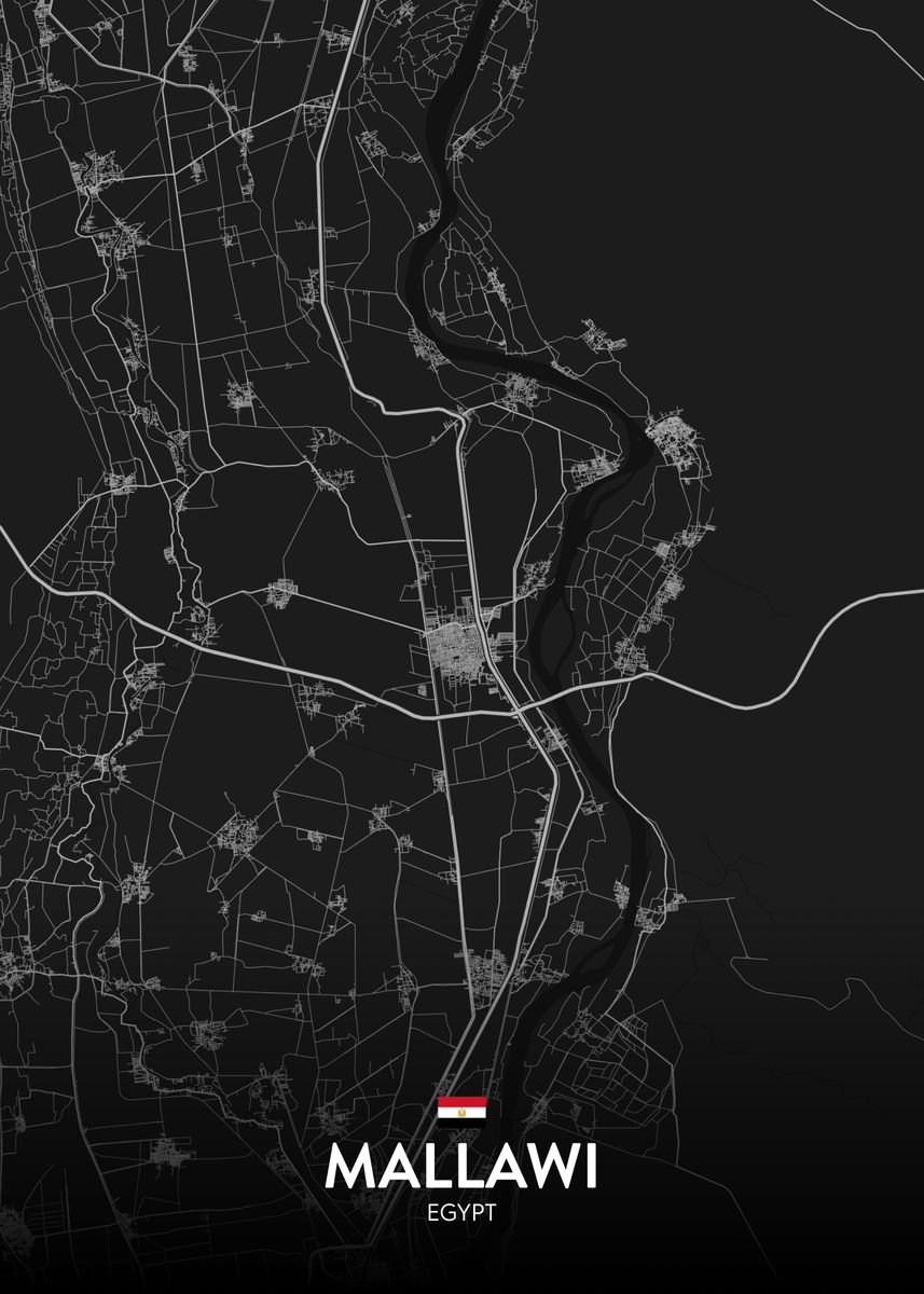 'Mallawi EG' Poster, picture, metal print, paint by IMR Designs | Displate