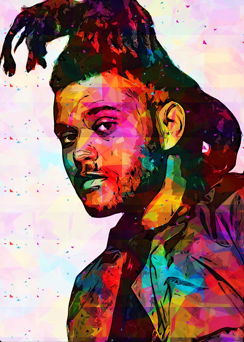 'The Weeknd poster' Poster by chynna getty | Displate