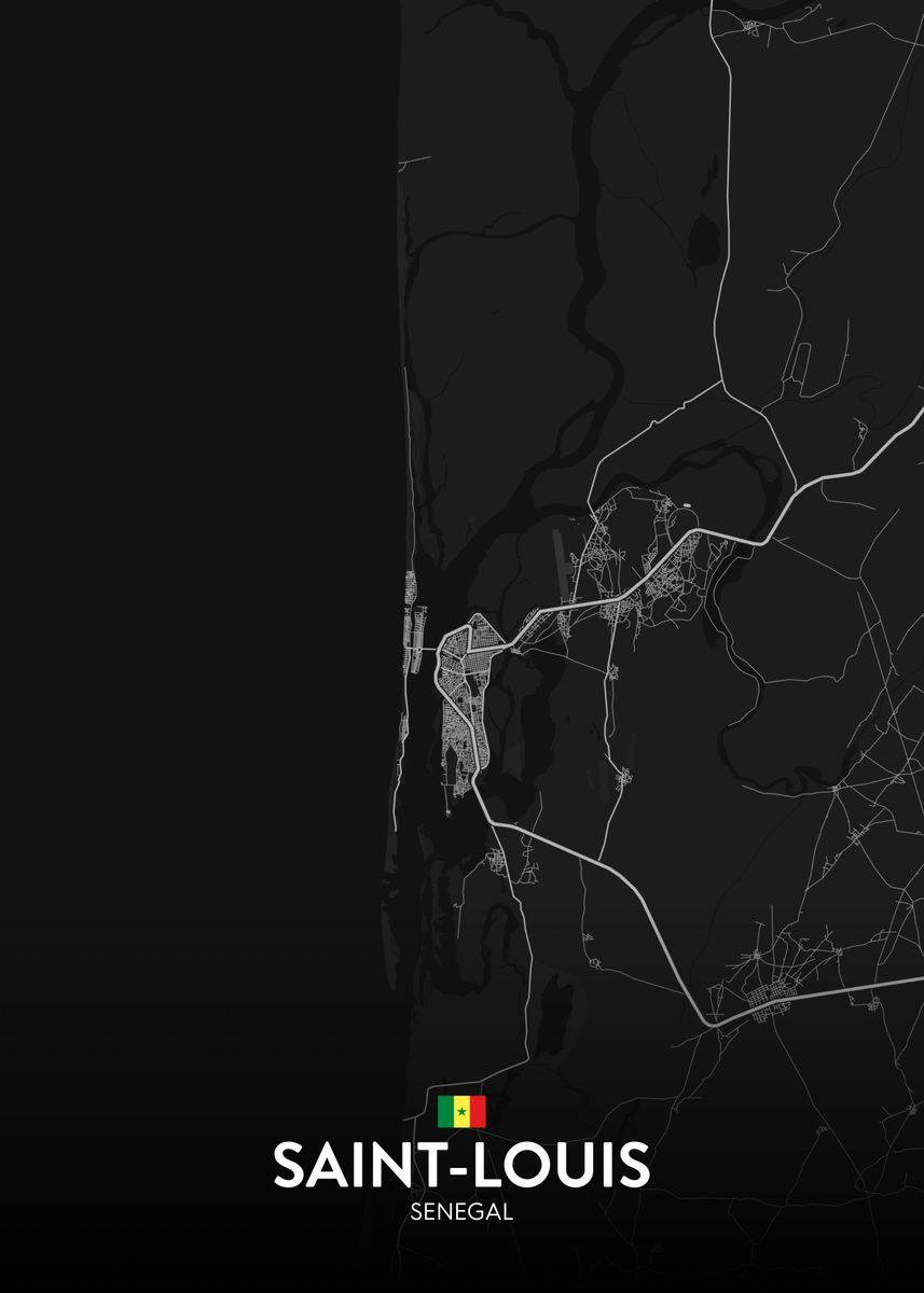 'Saint Louis SN' Poster, picture, metal print, paint by IMR Designs ...