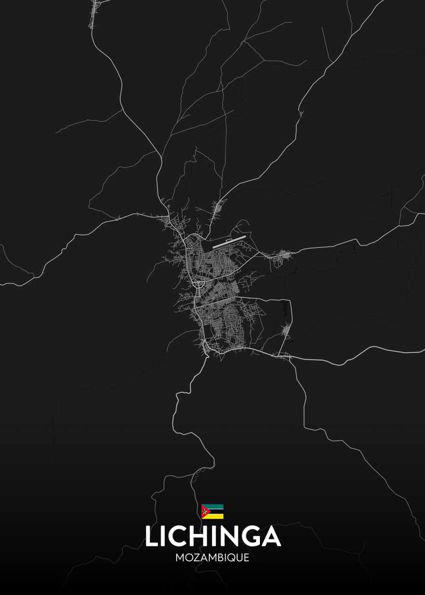 'Lichinga MZ' Poster by IMR Designs | Displate