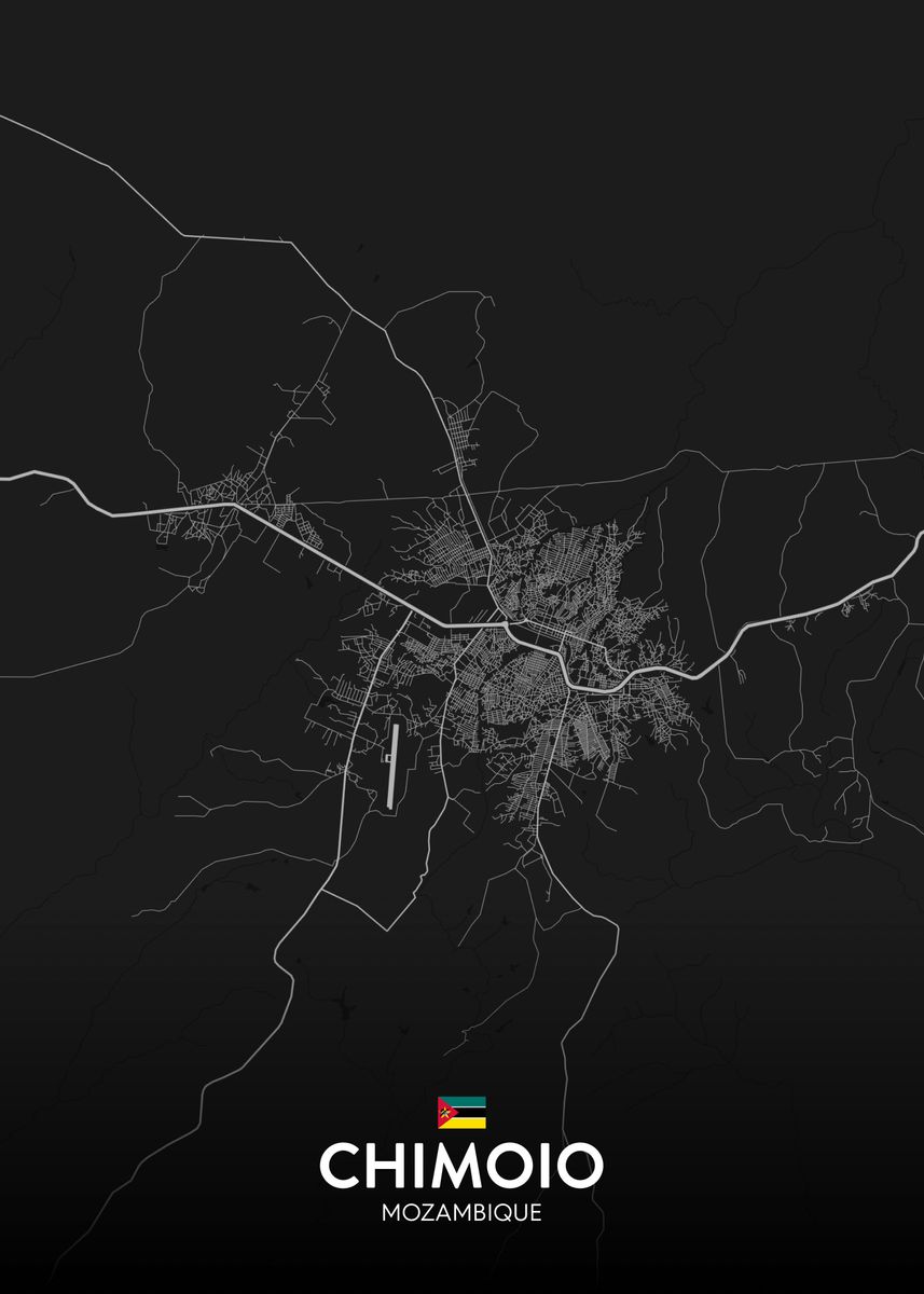 'Chimoio MZ' Poster by IMR Designs | Displate