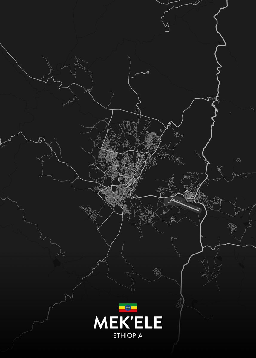 'Mekele ET' Poster by IMR Designs | Displate