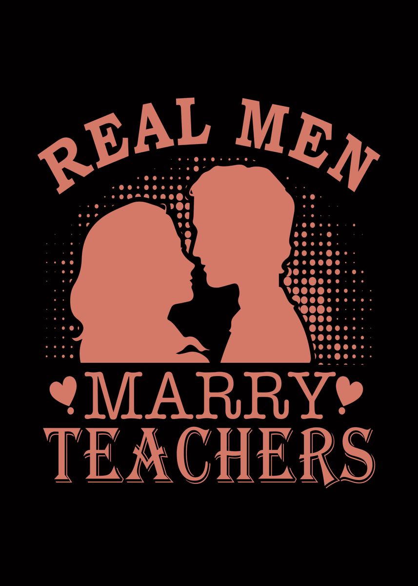 'Real Men' Poster, picture, metal print, paint by Neon Moon | Displate