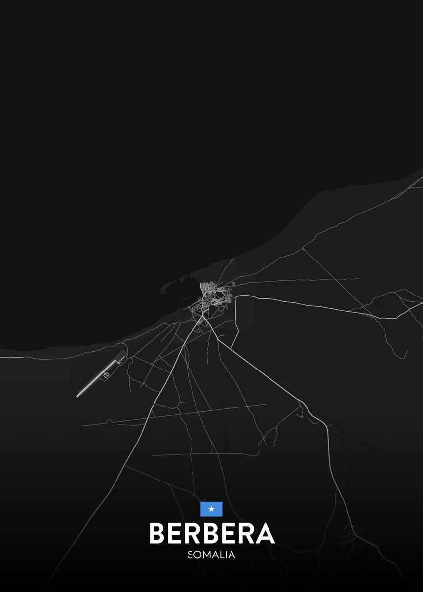 'Berbera SO' Poster, picture, metal print, paint by IMR Designs | Displate