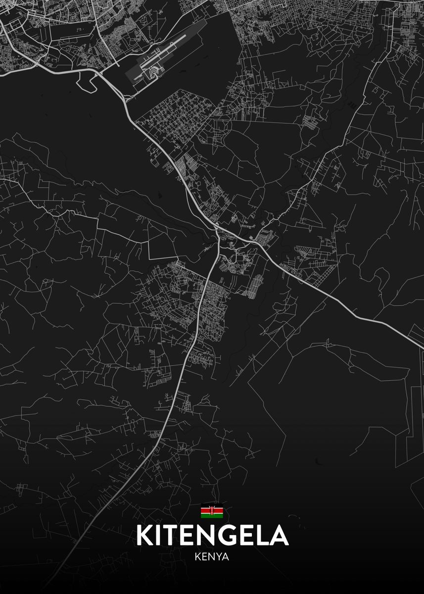 'Kitengela KE' Poster, picture, metal print, paint by IMR Designs ...