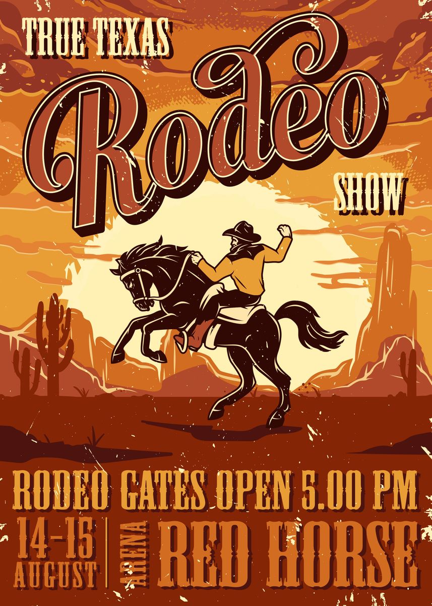 'Rodeo' Poster, picture, metal print, paint by JusticeEichmann Studio ...