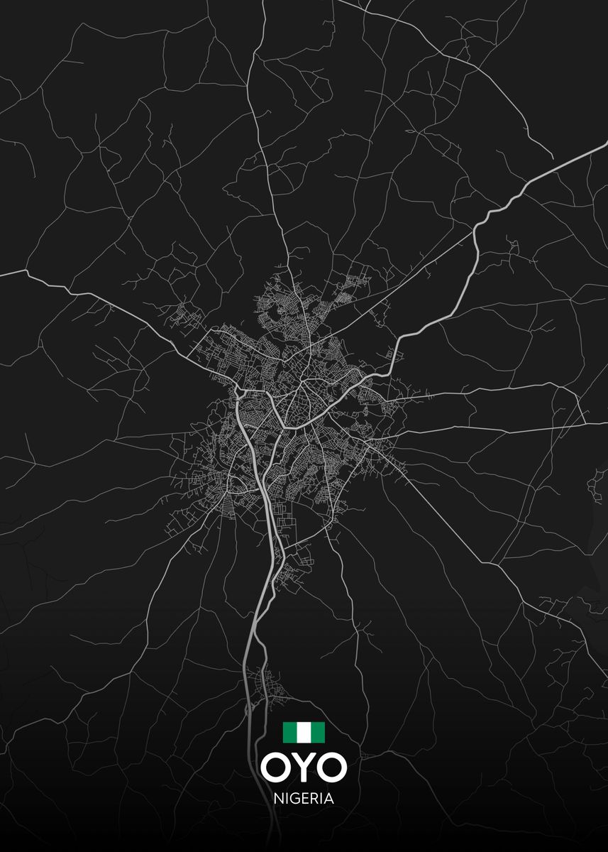 'Oyo NG' Poster, picture, metal print, paint by IMR Designs | Displate