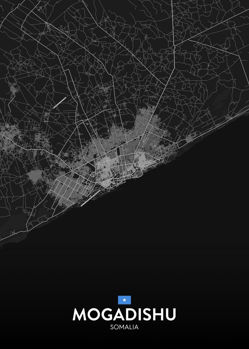 'Mogadishu SO' Poster, picture, metal print, paint by IMR Designs ...