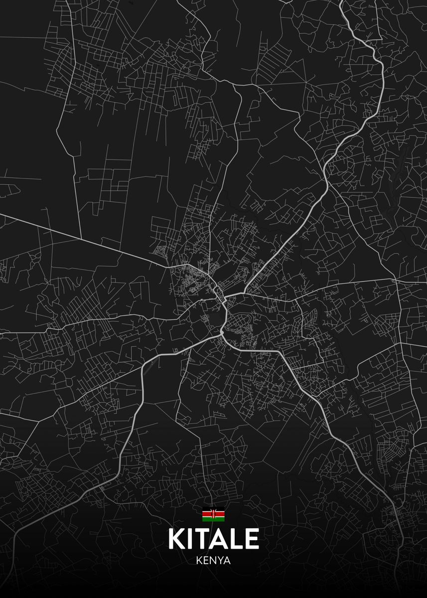 'Kitale KE' Poster, picture, metal print, paint by IMR Designs | Displate