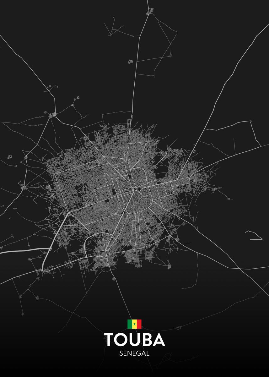 'Touba SN' Poster by IMR Designs | Displate