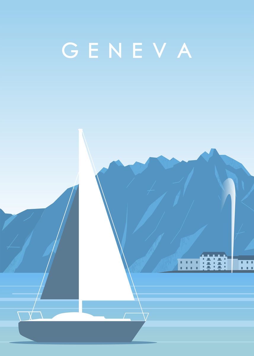 'Geneva' Poster, picture, metal print, paint by Conceptual Photography ...