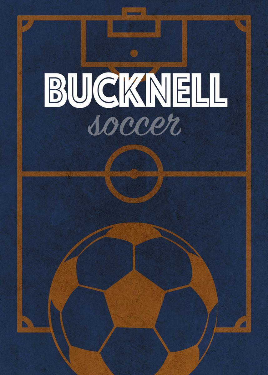'Bucknell College Soccer' Poster, picture, metal print, paint by Design ...
