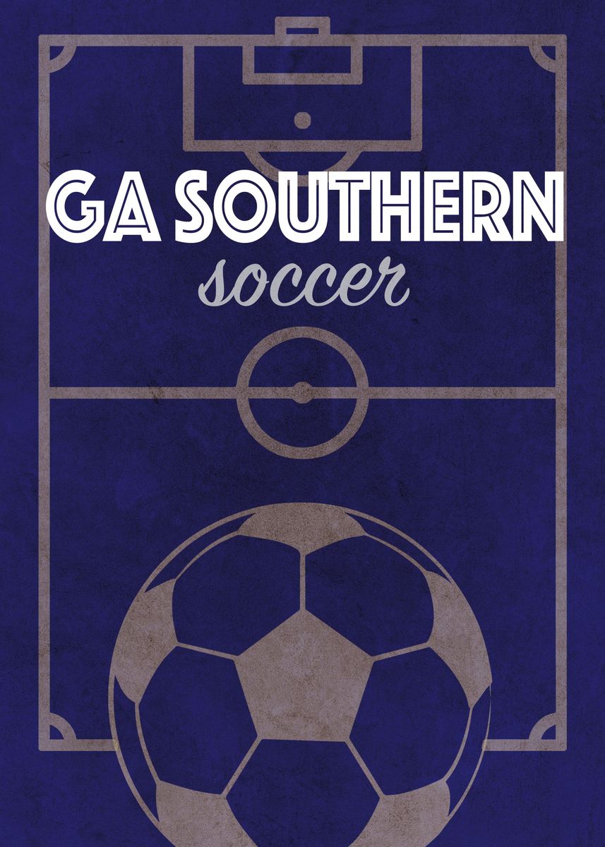 'Georgia Southern Soccer' Poster by Design Turnpike | Displate
