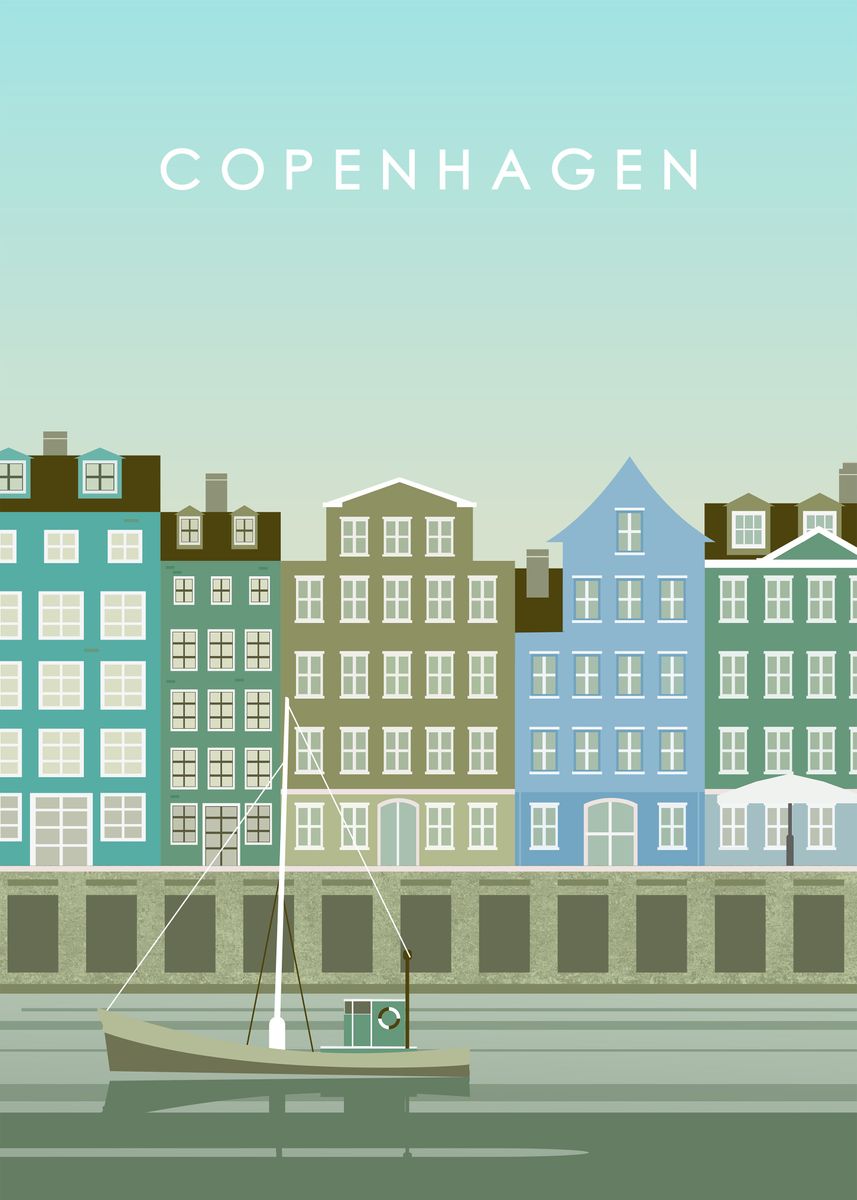 'Copenhagen' Poster by Conceptual Photography | Displate