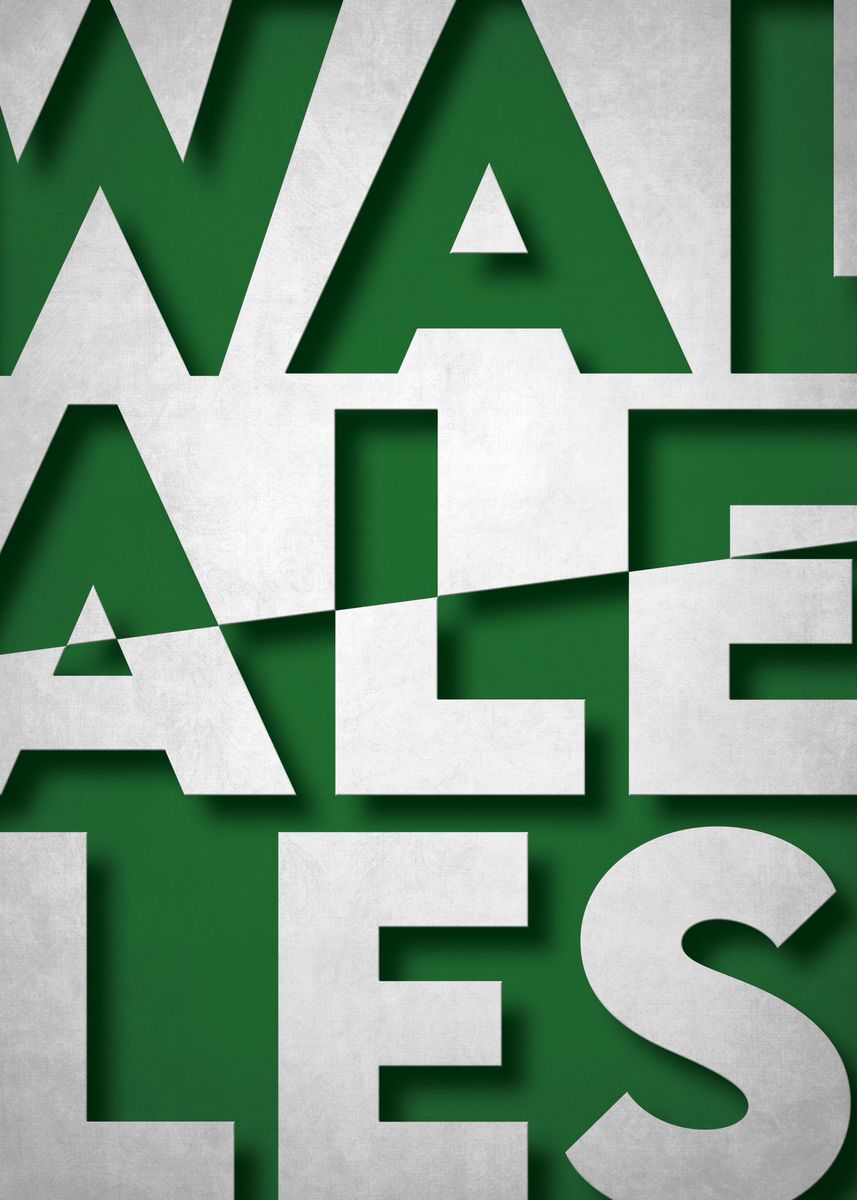 'Wales' Poster, picture, metal print, paint by MauriTz Design | Displate