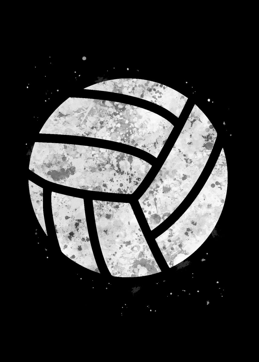 'Volleyball Ball' Poster, picture, metal print, paint by Yahya Art ...