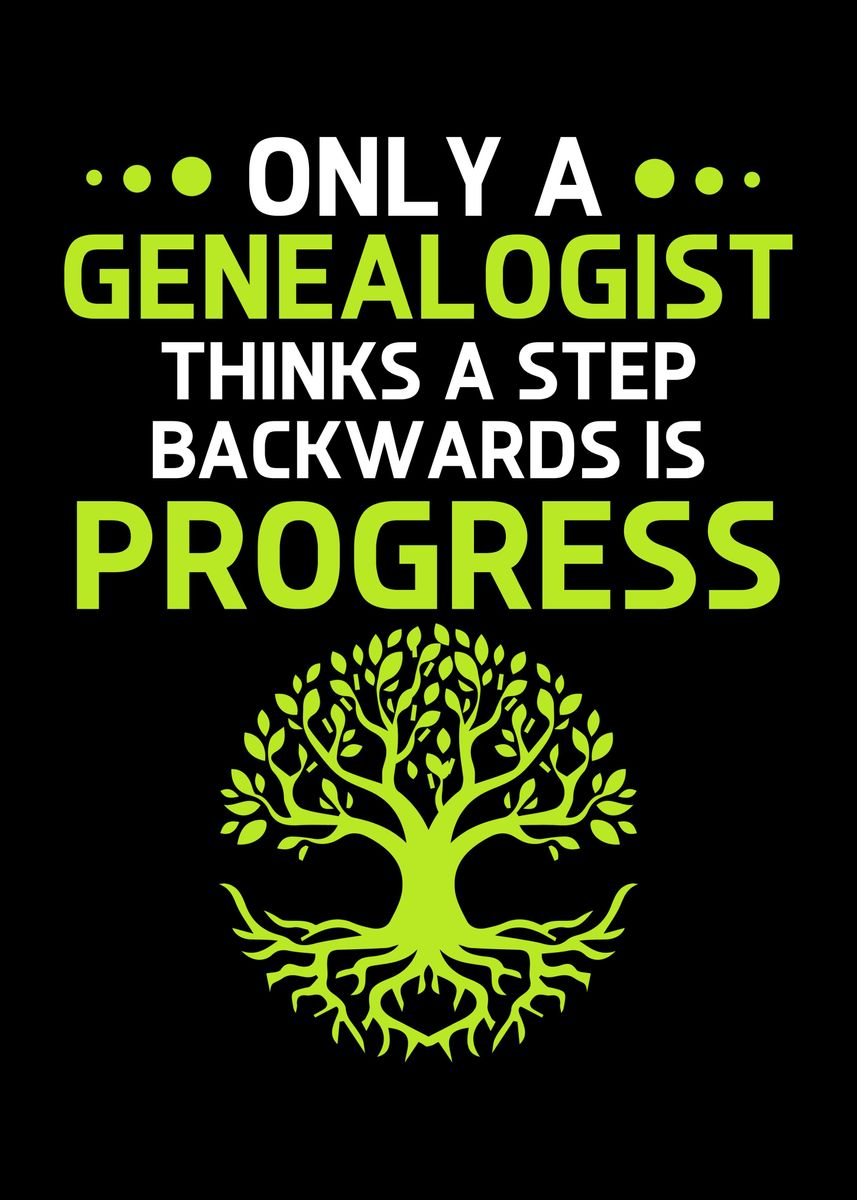 'Backwards Is Progress' Poster, picture, metal print, paint by ...