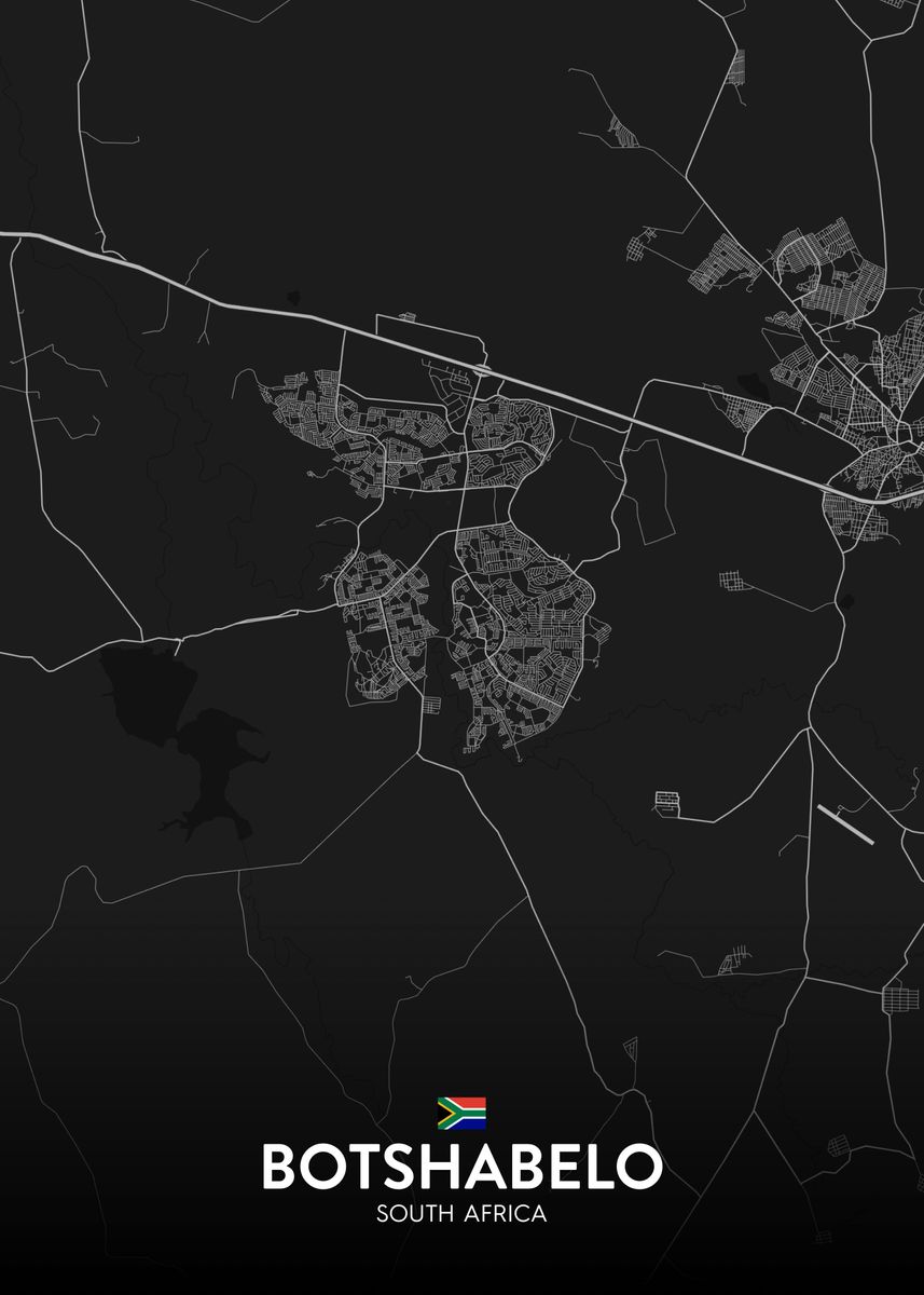 'Botshabelo ZA' Poster by IMR Designs | Displate