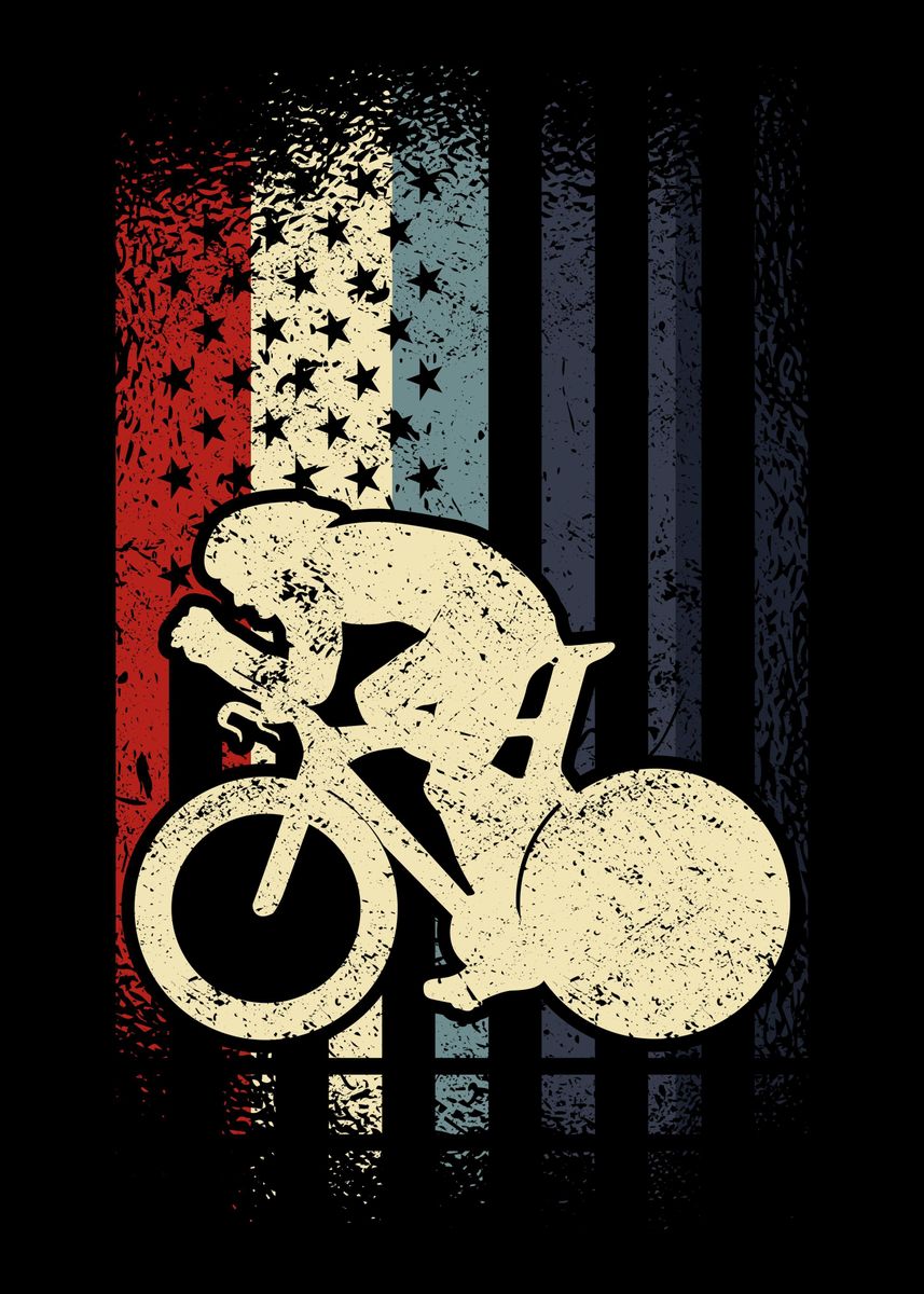 'Track Cycling Bike Racing' Poster, picture, metal print, paint by ...