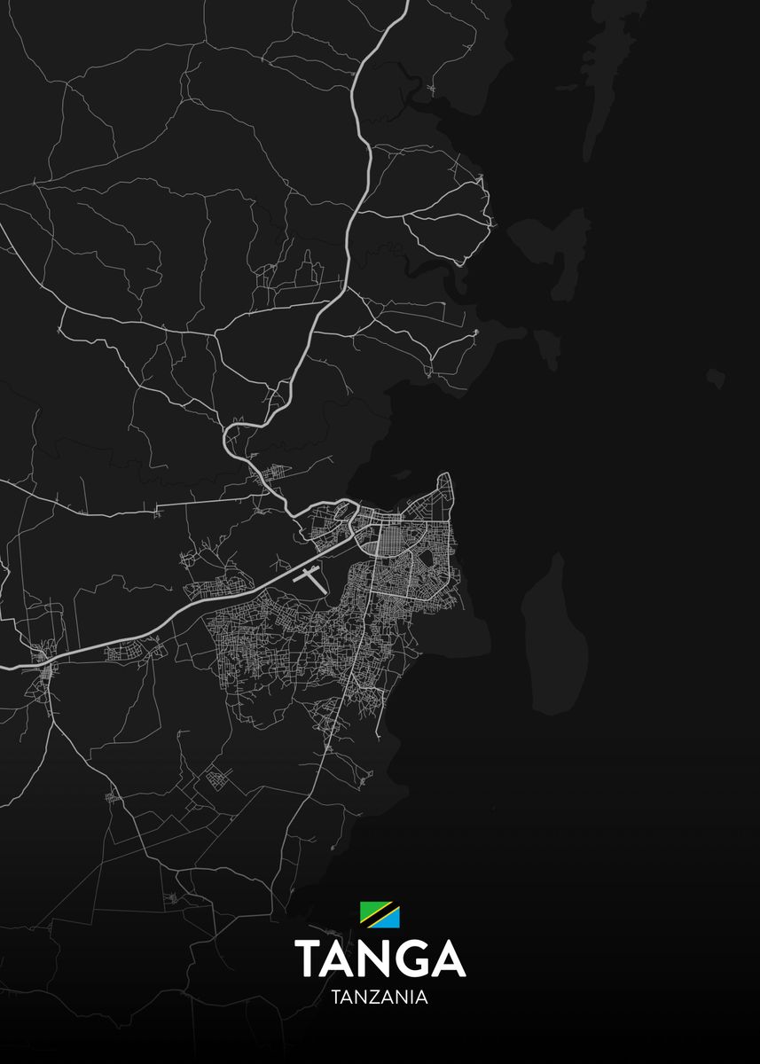 'Tanga TZ' Poster by IMR Designs | Displate