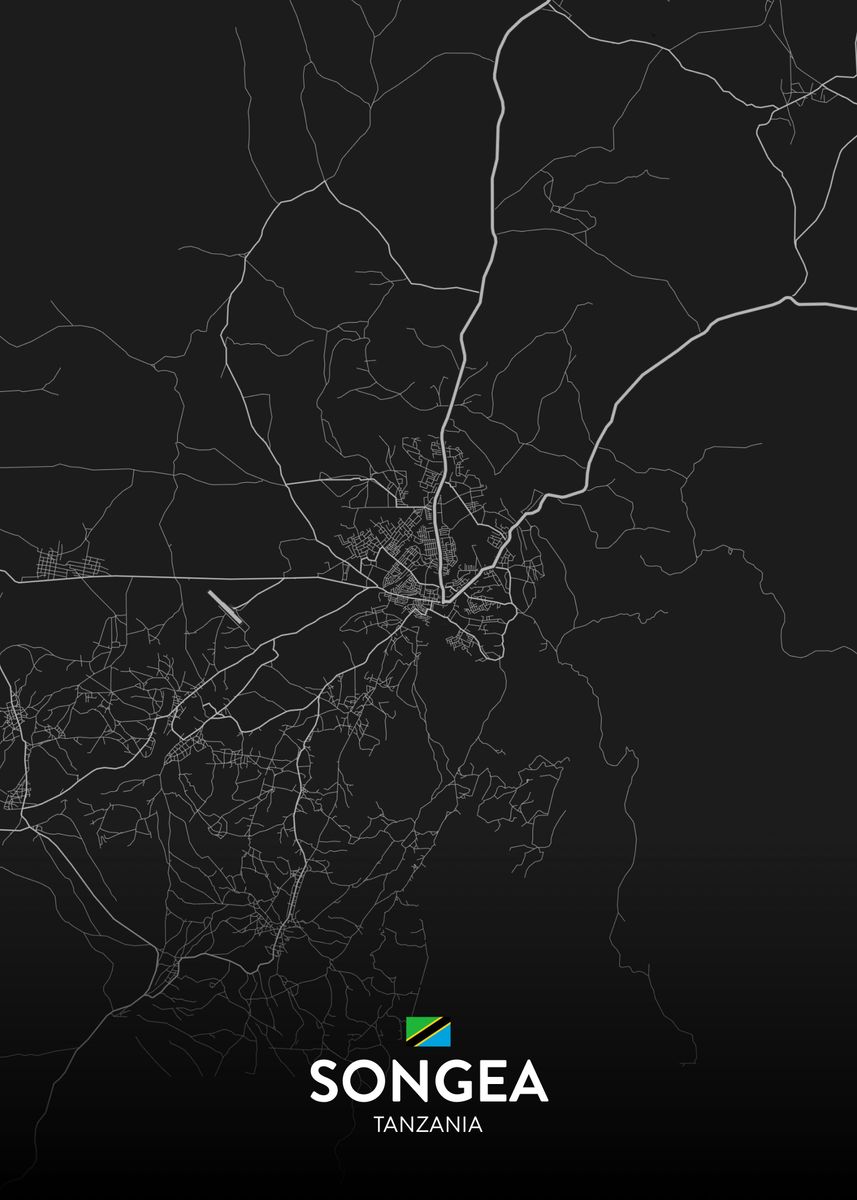 'Songea TZ' Poster, picture, metal print, paint by IMR Designs | Displate