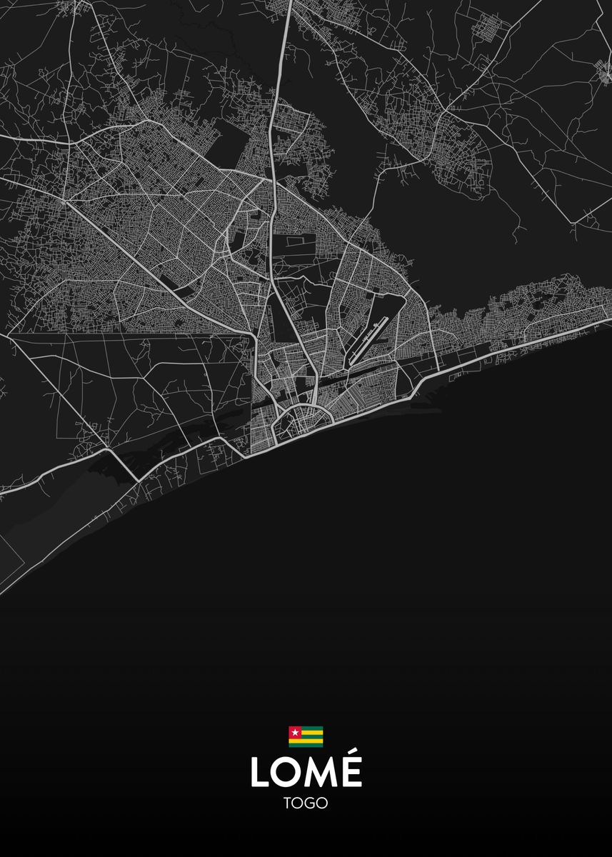 'Lome TG' Poster, picture, metal print, paint by IMR Designs | Displate