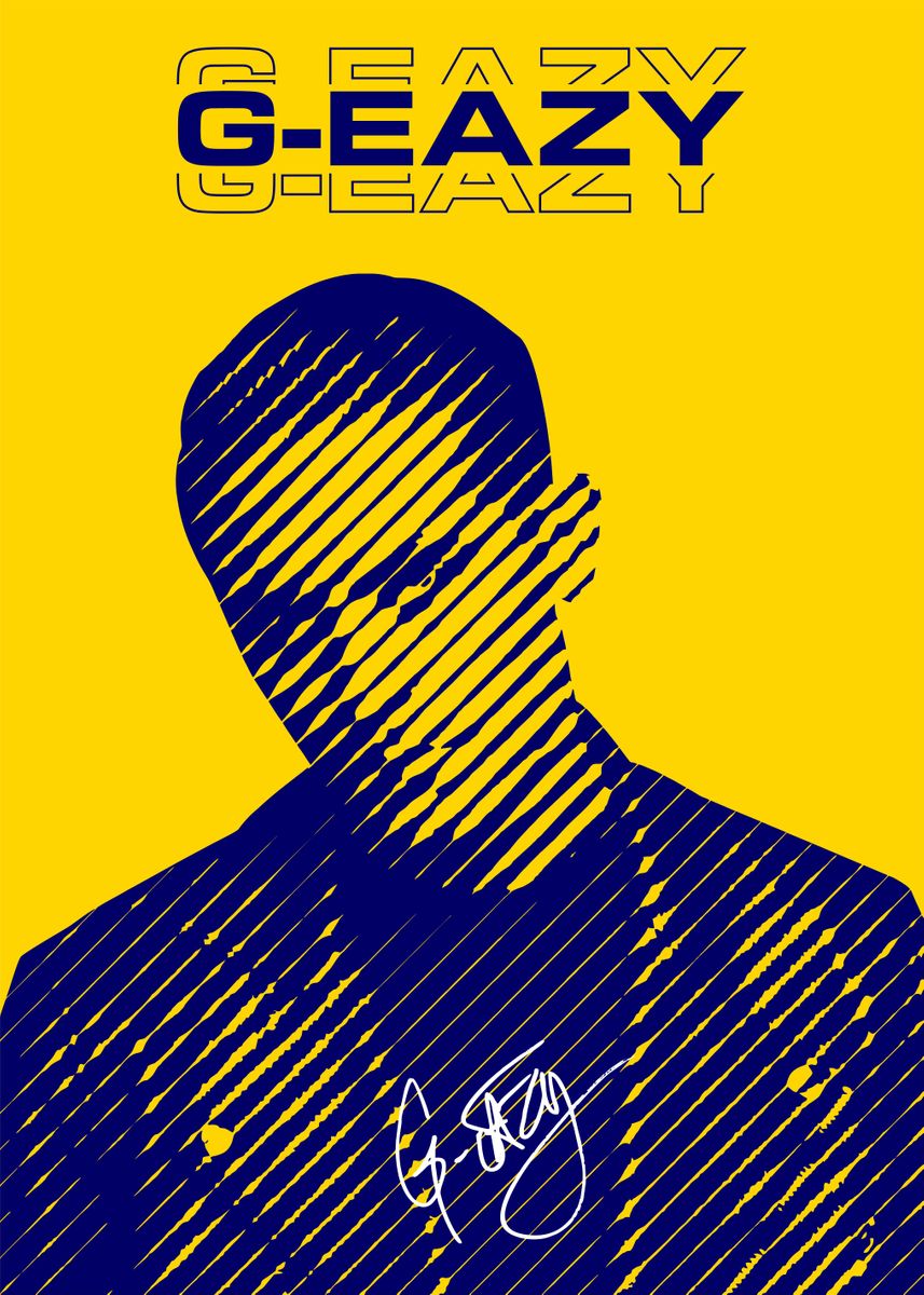 'G eazy' Poster, picture, metal print, paint by Top Collection Metalic ...