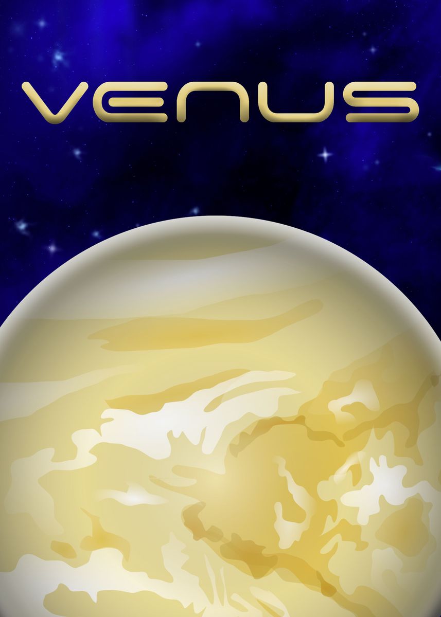 'Venus Planet' Poster by NicolaStudio | Displate