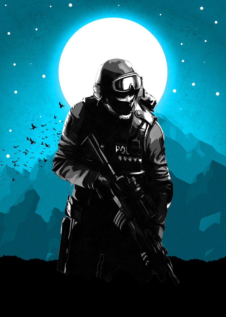 'military' Poster, picture, metal print, paint by Dyn Creative | Displate